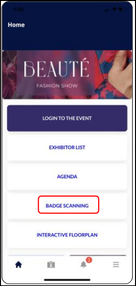 How Badge Scan Works for Visitors' Profile